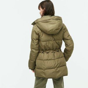 J. Crew | Jackets & Coats | J Crew Long Chateau Puffer Parka In Size ...